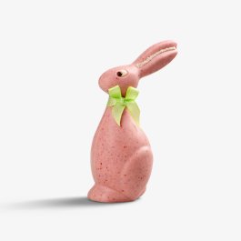 Easter Bunny Cleo Raspberry White 17cm