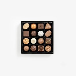 Praline and Truffle Selection with Alcohol 16 pcs per box